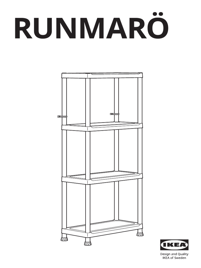 Runmaro Estanteria Gris Oscuro Interior Exterior - AA 2347814 1 2 | PDF