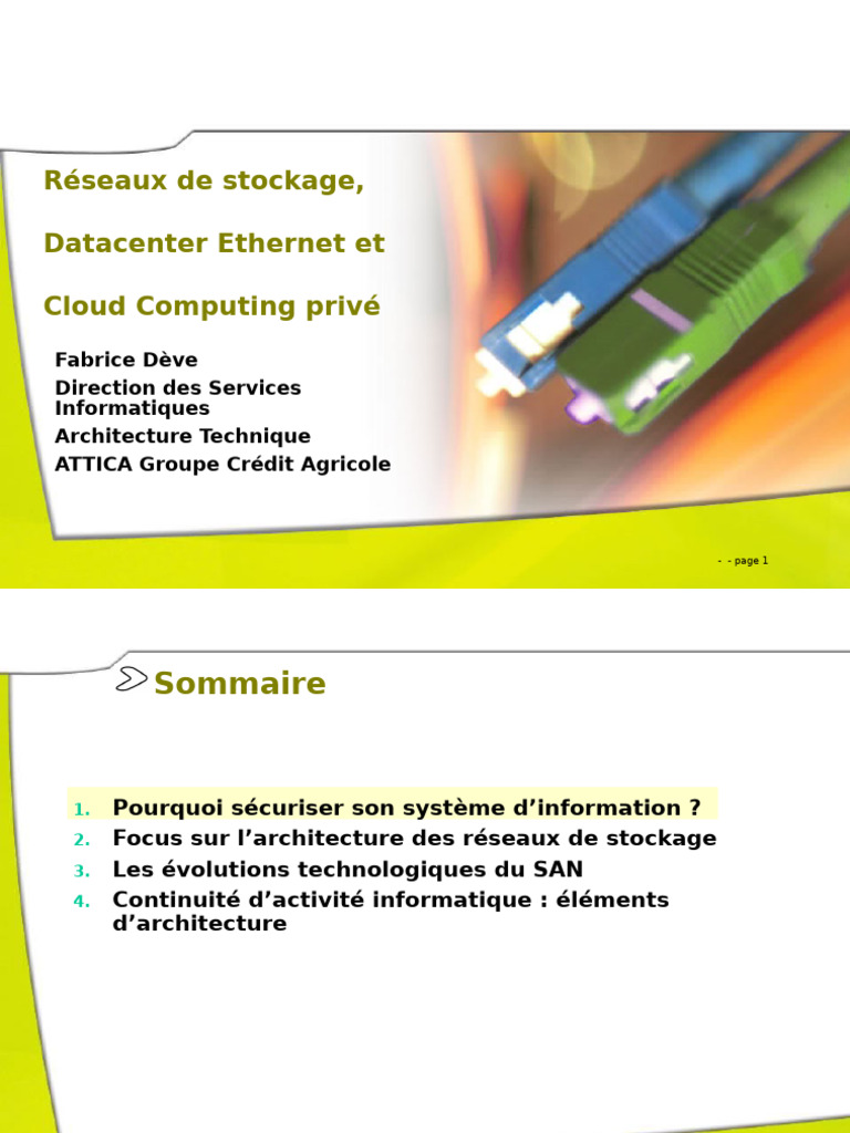 Storage Area Networks (2010) | PDF | Serveur (Informatique) | Ethernet