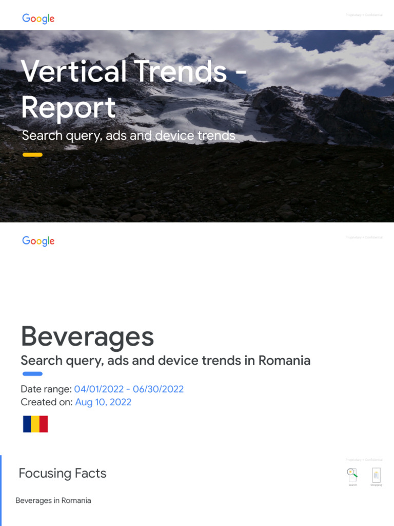 Romania Beverage Search Trends Report | PDF | World Wide Web | Internet ...