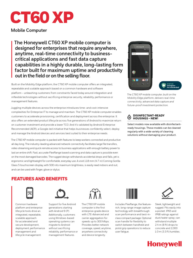Enterprise Mobile Computer Solution | PDF | Lte (Telecommunication ...