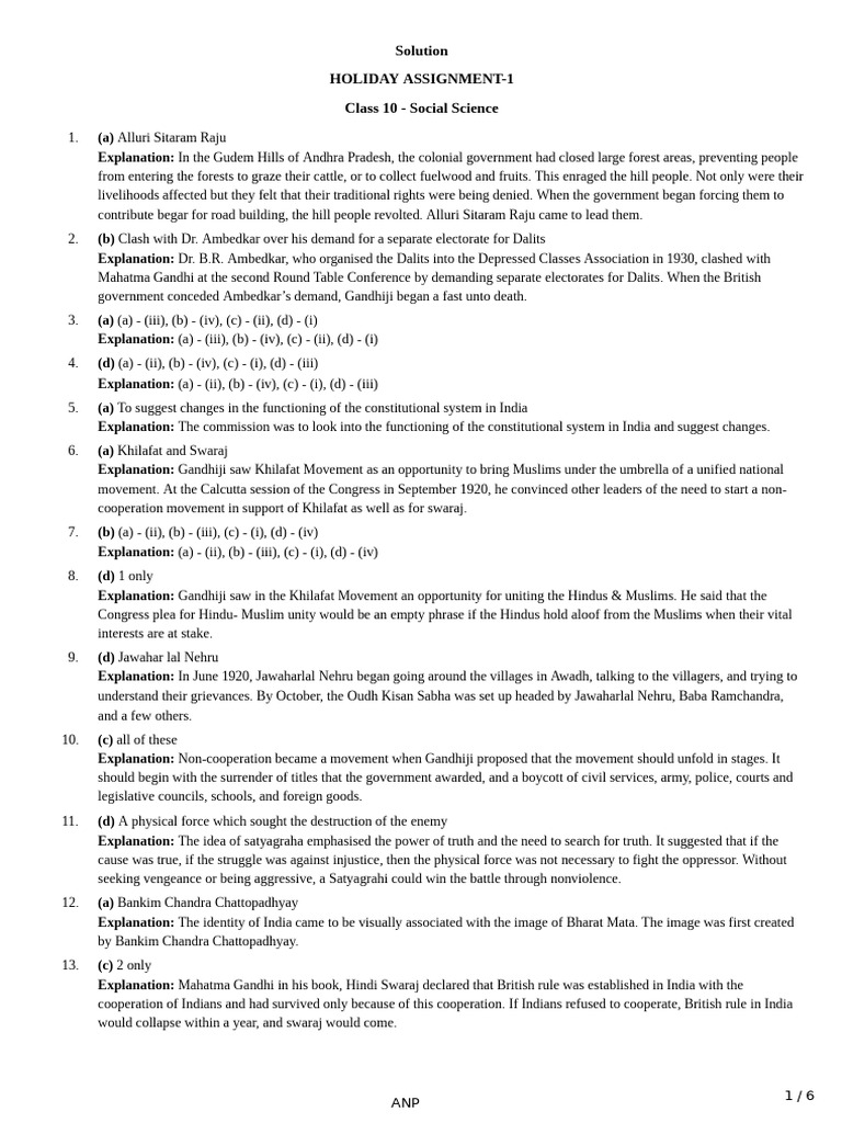 solution-777686 | PDF | Mahatma Gandhi | British India