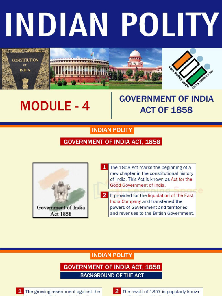 Indian Polity Lectures - Module 4 | PDF