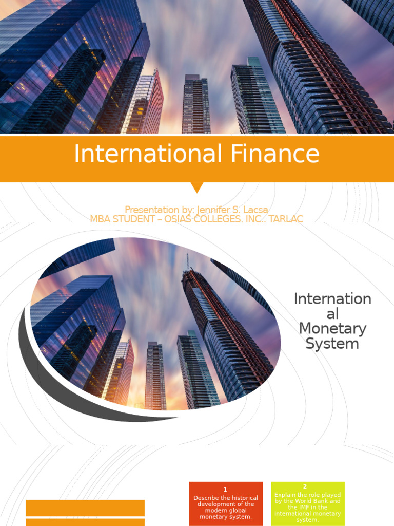 International Finance | PDF | Bretton Woods System | Floating Exchange Rate