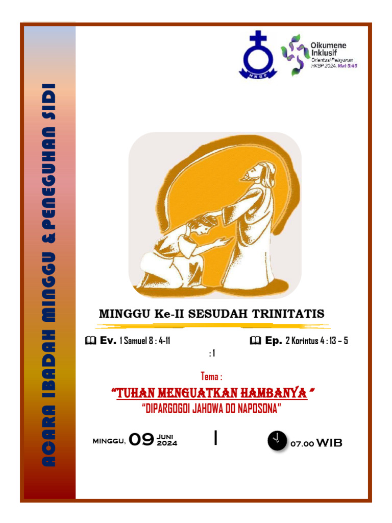 Acara Ibadah Minggu & Peneguhan Sidi 2024 | PDF