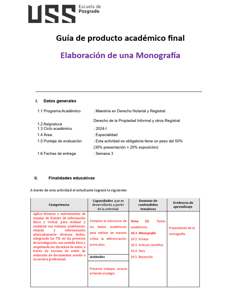 GUIA PAF informal pdf | PDF | Caso de carta
