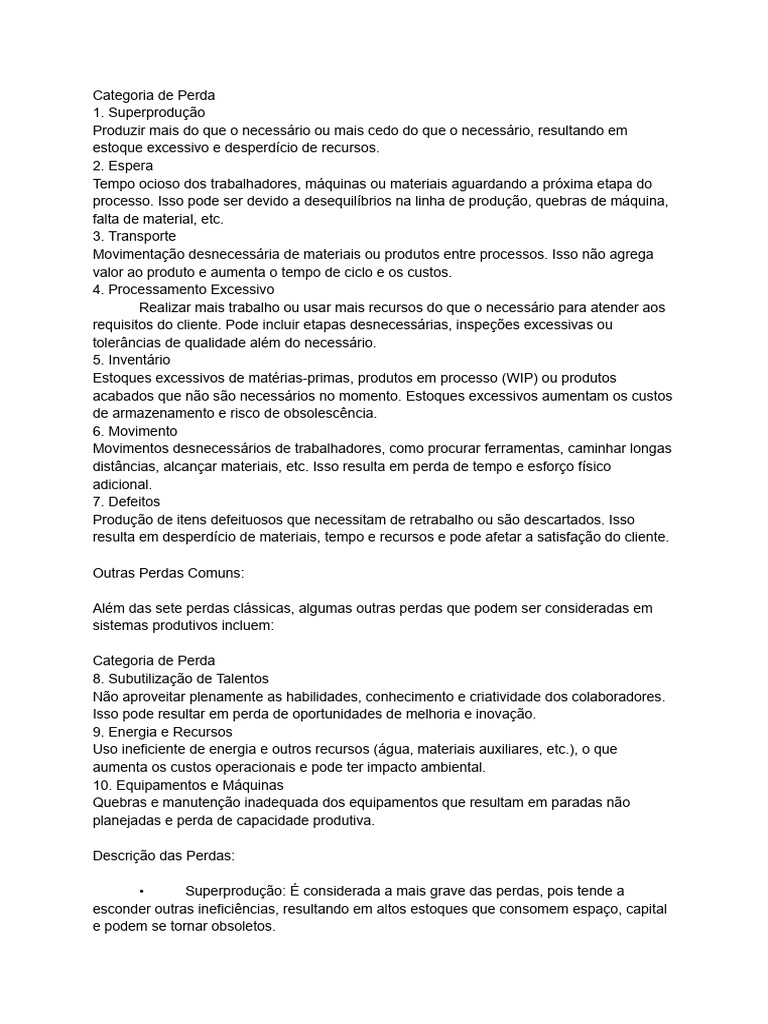 Atividade 5 | PDF | Despesa | Desperdício