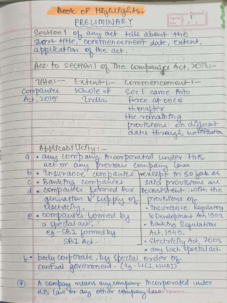 Definition of Company according to The Companies Act, 2013 | PDF