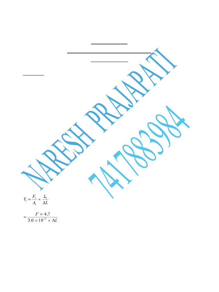 NCERT Class 11 Physics Mechanical Properties of Solids | PDF | Young's Modulus | Deformation ...