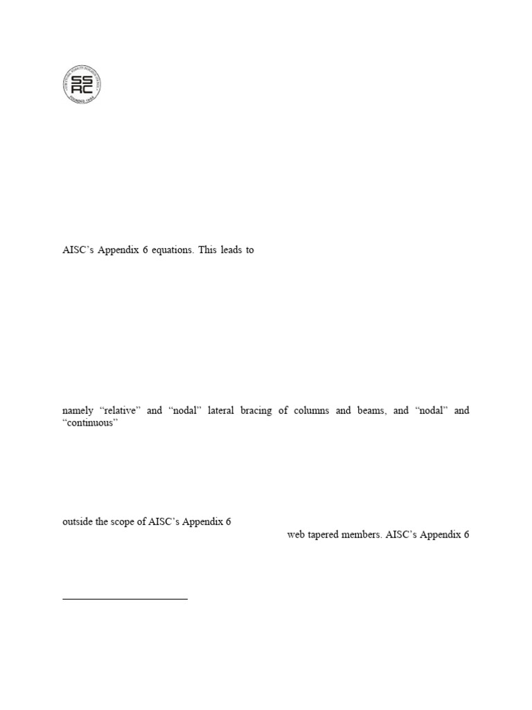 Flange Bracing Requirements For Stability of Metal Building Systems ...