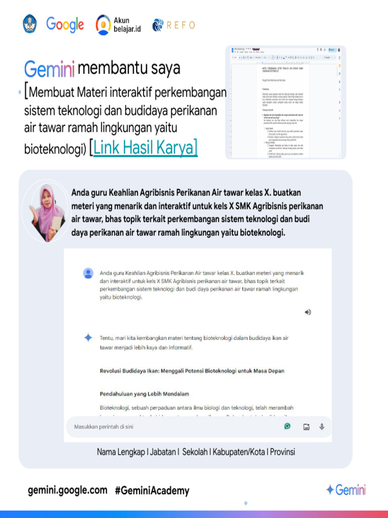 Salinan Dari Bukti Karya Gemini - S.id - Buktikaryaga2024 | PDF