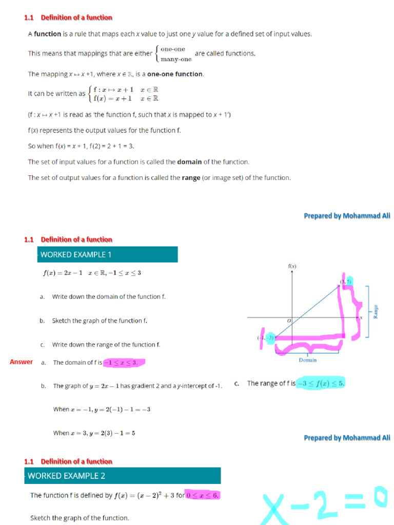 Add Math 1.2 Defination of Functions - 13:08:24 | PDF