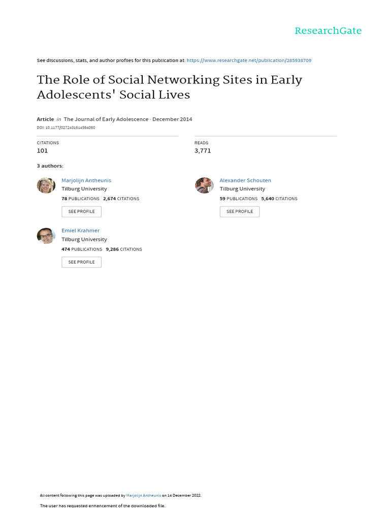 An The Unis Schouten K Rahm Erin Press | PDF | Social Networking ...