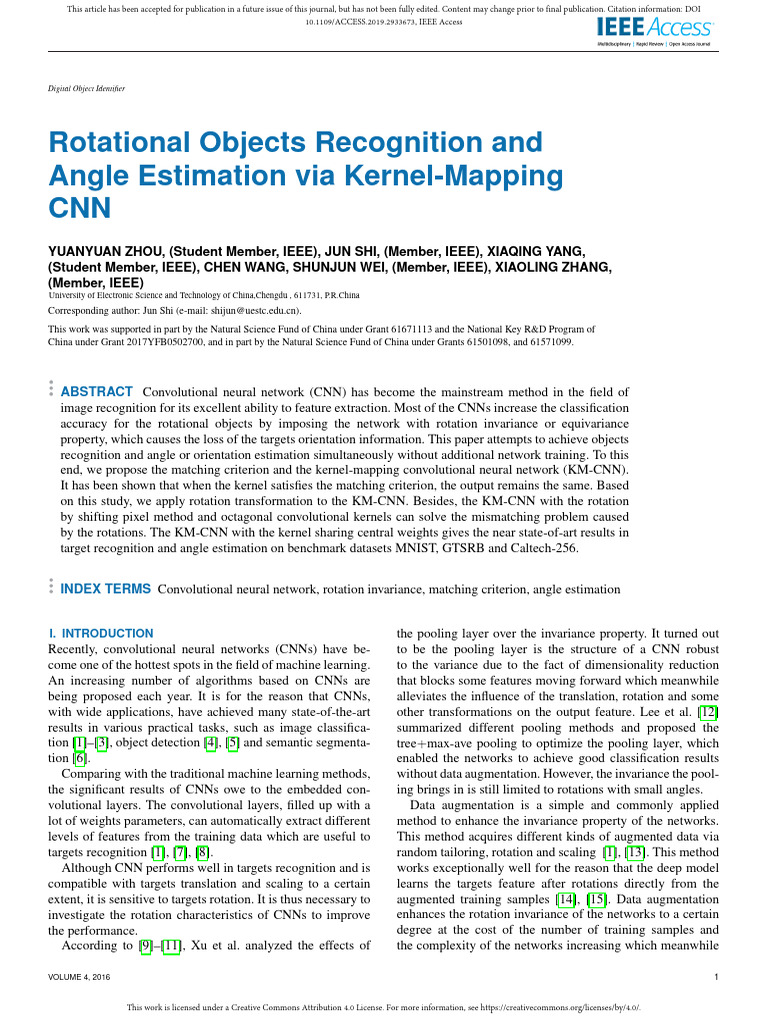 Rotational Objects Recognition And Angle Estimatio Pdf Convolution Algorithms 6331