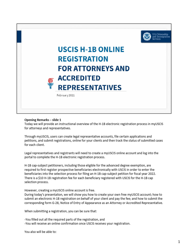 USCIS Account Instructions | PDF | United States Citizenship And ...