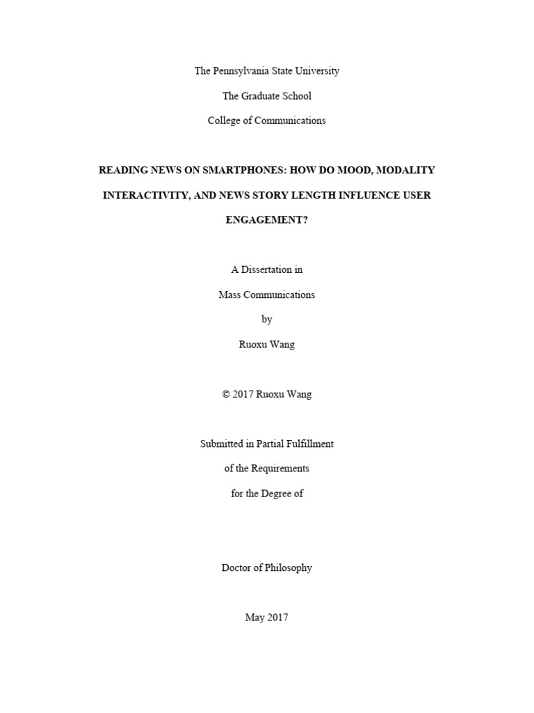 Wang Dissertation Final | PDF