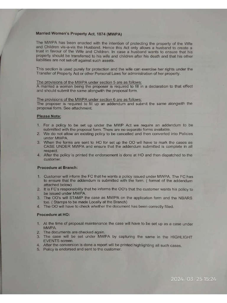 MWP Filled For Model | PDF