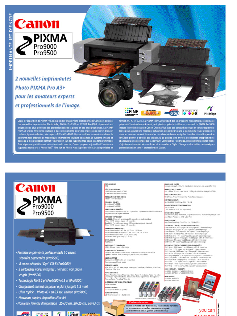 PDF Canon Pixma Pro 9000 | PDF