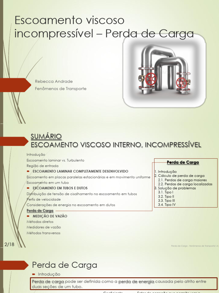 Perda de Carga | PDF