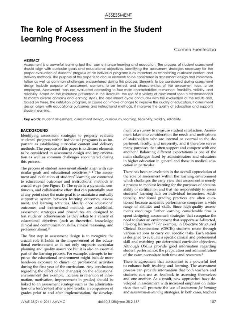 Effective Student Assessment Strategies | PDF | Educational Assessment ...