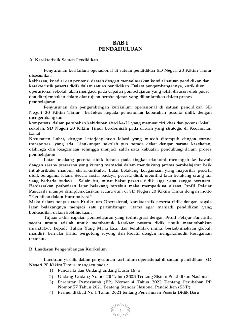 Kurikulum Merdeka (KOSP) . | PDF