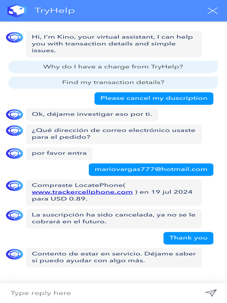 Welcome To Tryhelp User Self-Service Platform: How Can We Assist You ...