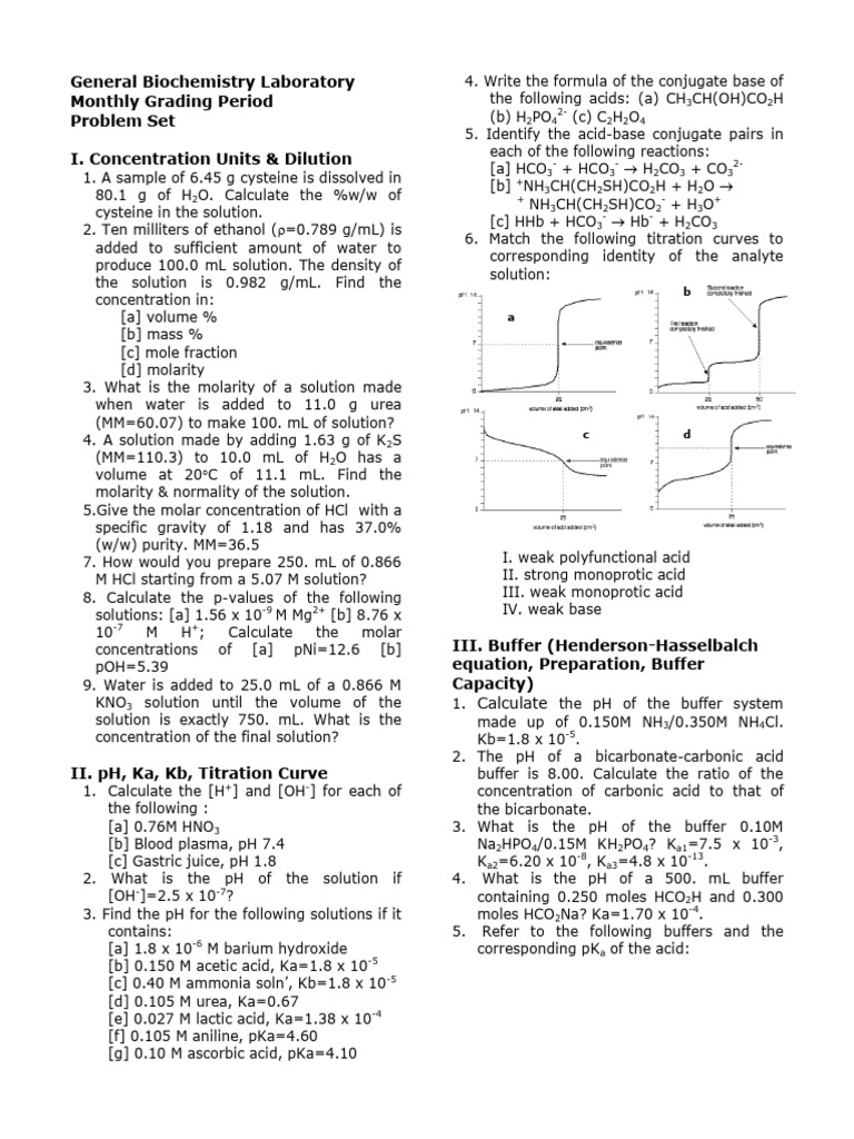 PH and Buffers V | PDF