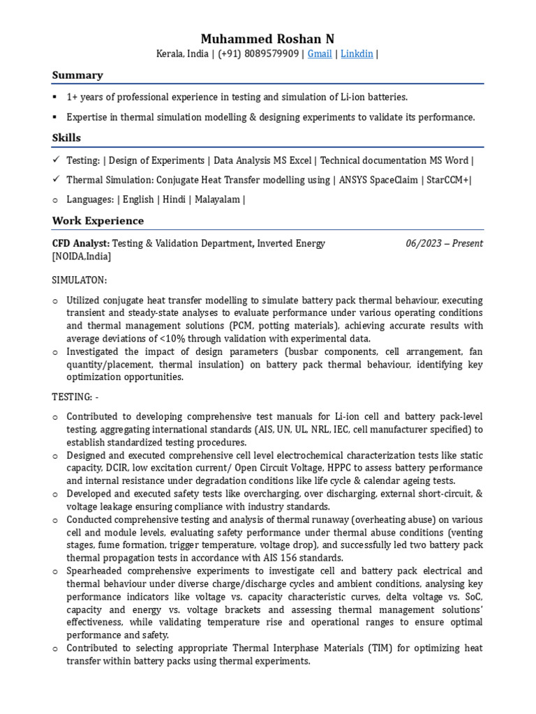 Muhammed Roshan Nbatterycfdtestingperfomanceanalyst Pdf