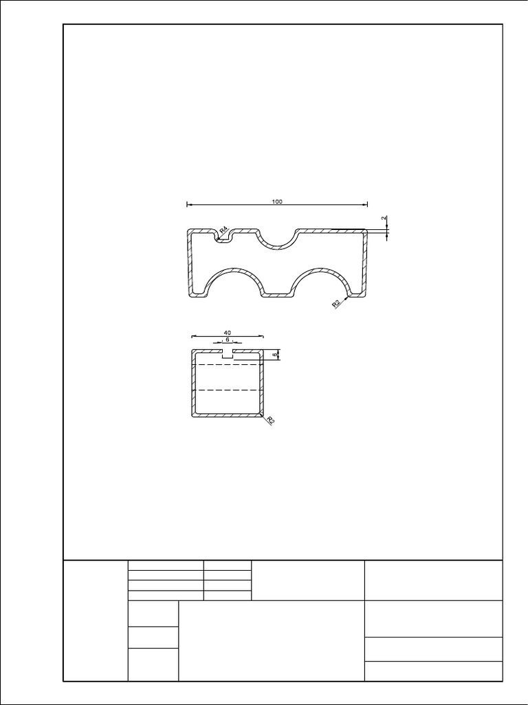 Plano Rotomoldeo Corte | PDF