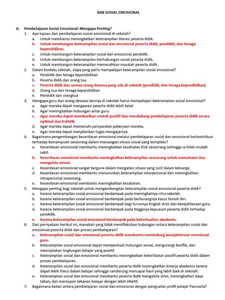 Kunci Jawaban PPG - PMM - 2024 | PDF