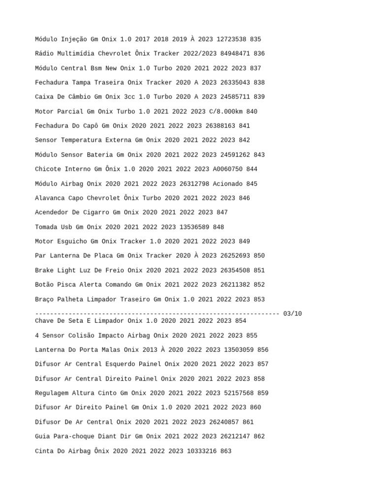 Onix 2022-2023 | PDF