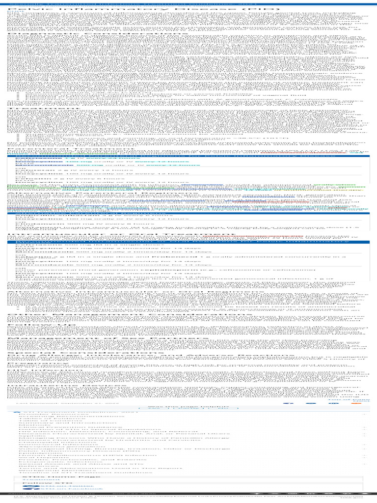 Pelvic Inflammatory Disease (PID) - STI Treatment Guidelines 2 | PDF | Sexually Transmitted ...