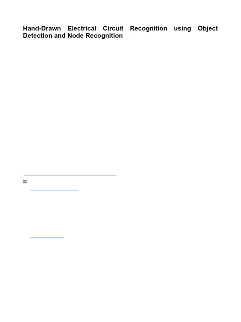Hand-Drawn Electrical Circuit Recognition Using Object Detection and ...