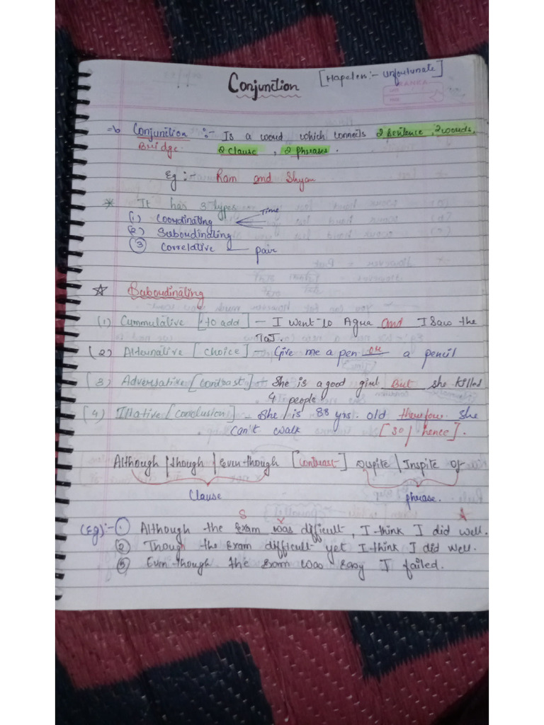 Grammar (Conjunction) | PDF