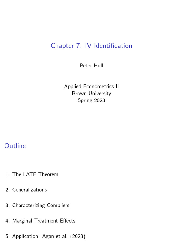 Chapter7 Handout | PDF