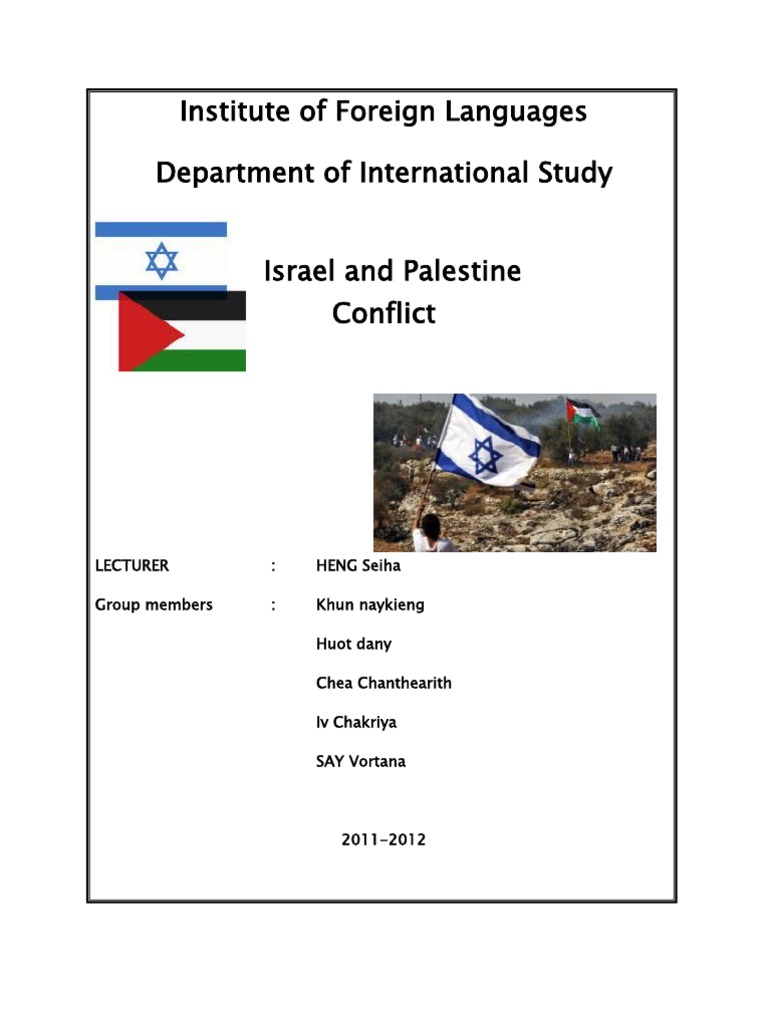 Israel and Palestine Conflict | PDF | Gaza Strip | Hamas