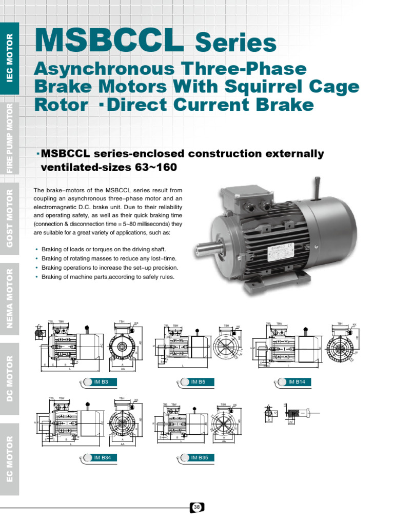 Brake Motor Techtop | PDF