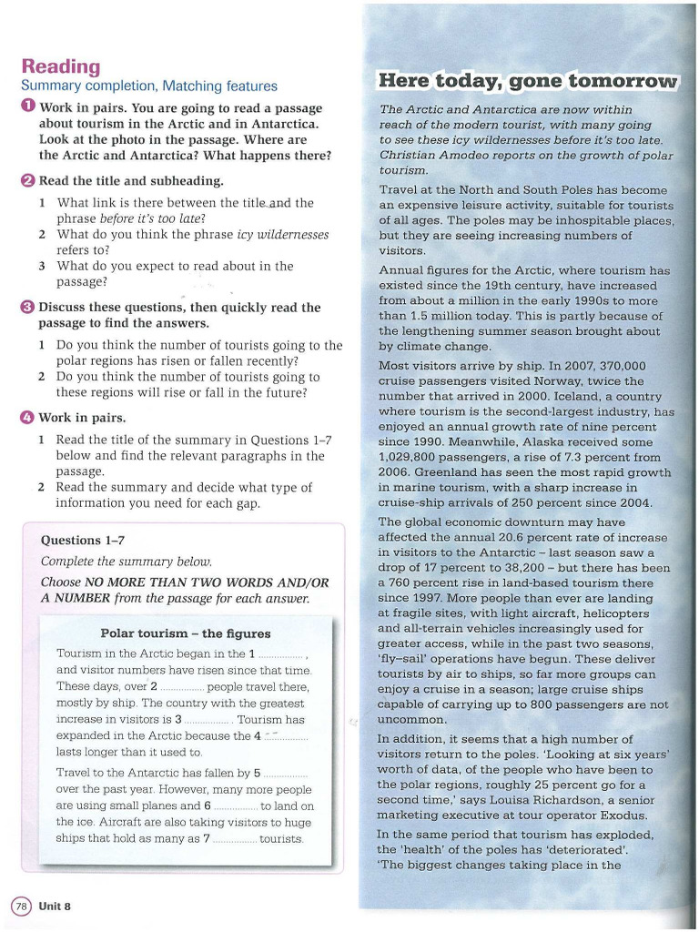 Complete 4-5 Unit 8 Read | PDF