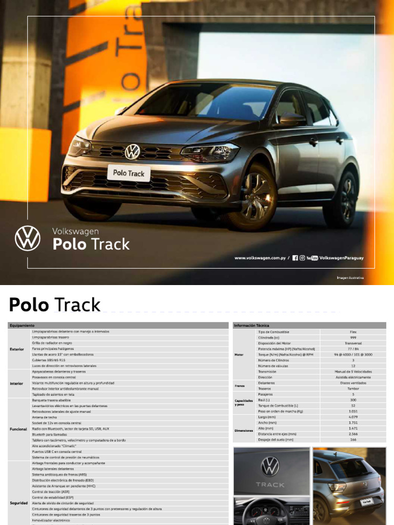 Ficha Técnica Polo Track | PDF