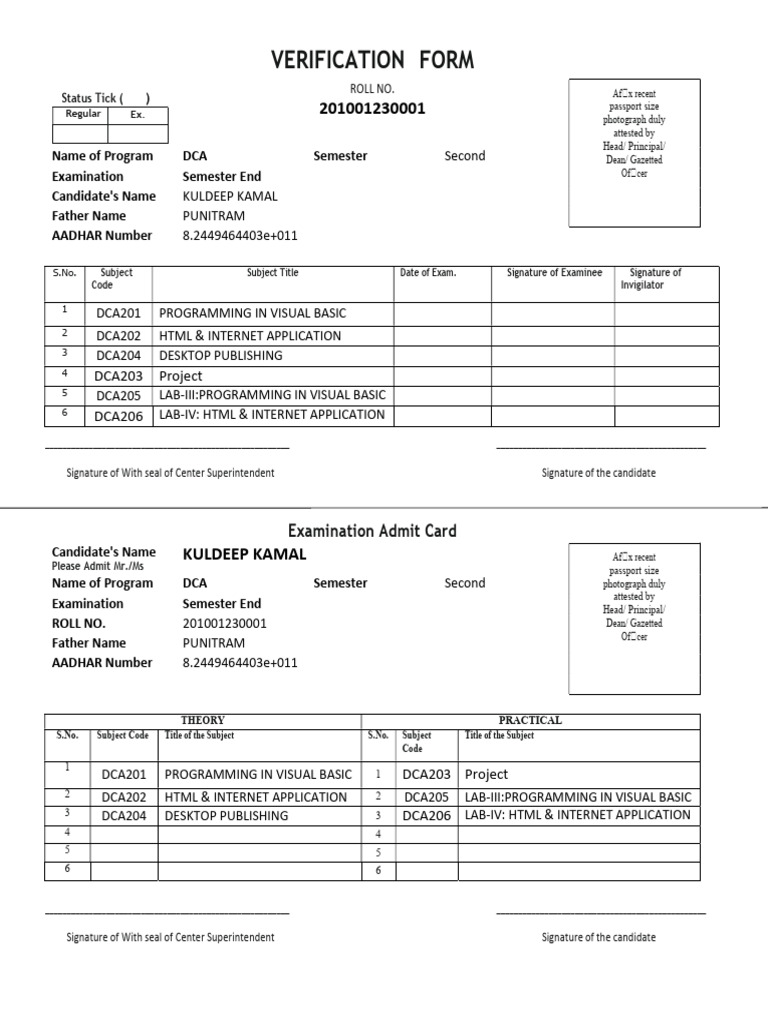 Dca II Sem Final | PDF