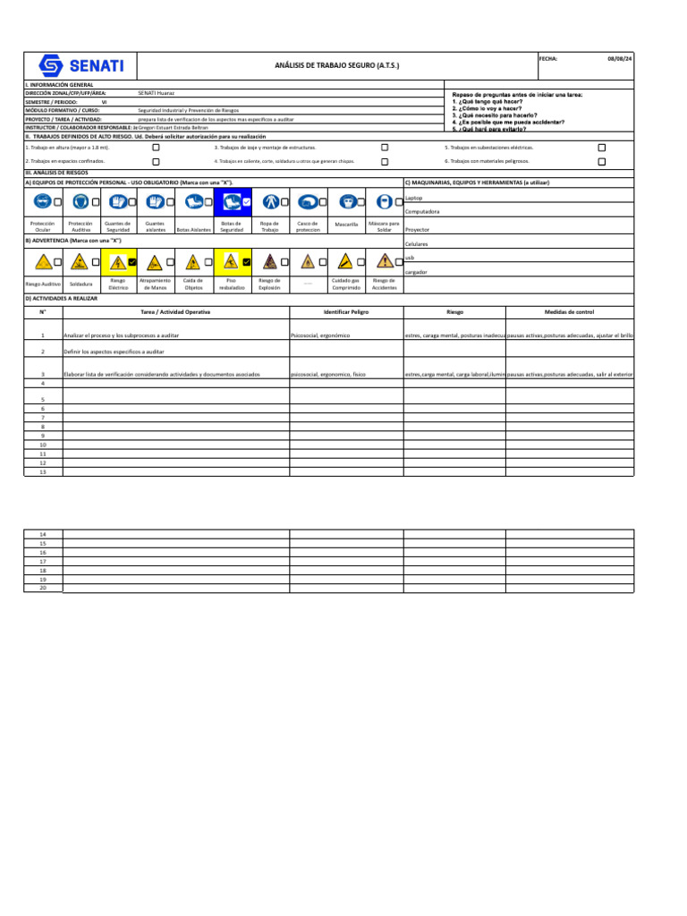 Formato Ats 2 - Copia de Anverso | PDF