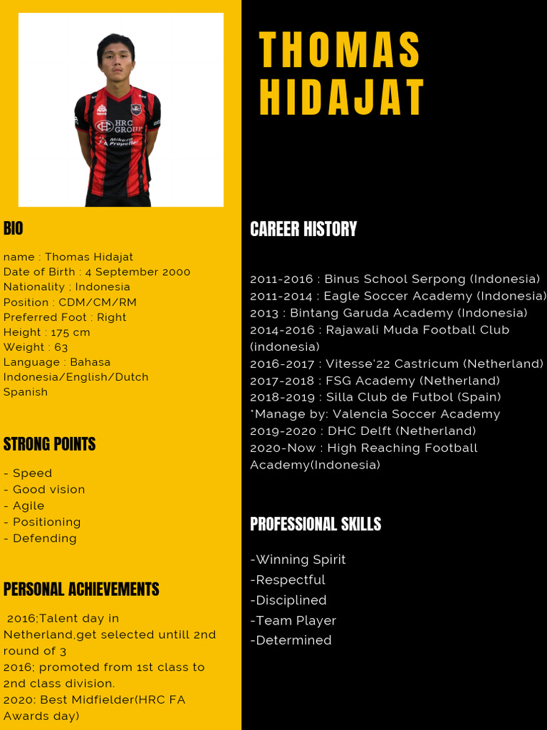 Thomas CV Baru 2 PDF | PDF