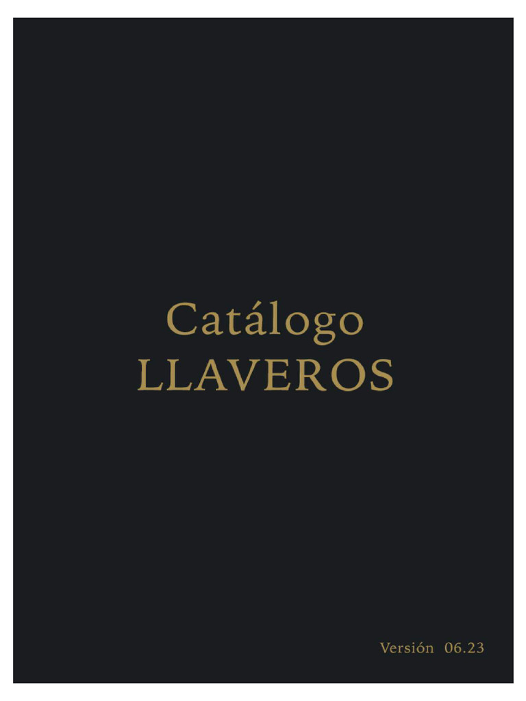 Catálogo LLaveros | PDF