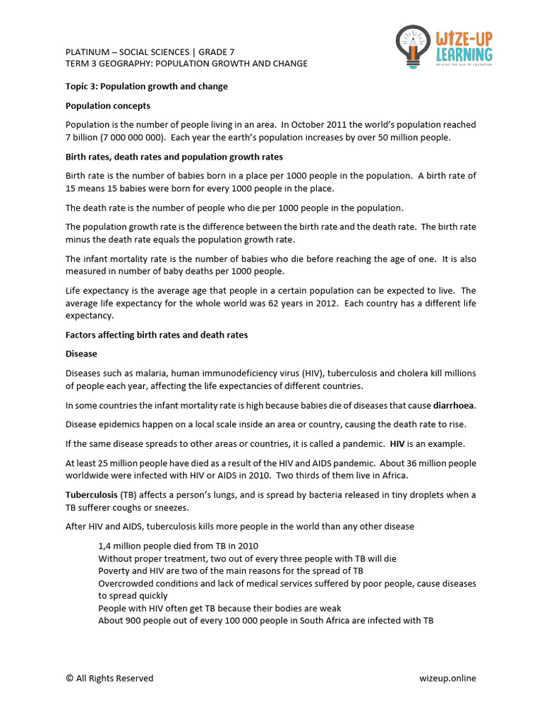 Platinum Social Sciences Geography Grade 7 Term 3 | PDF