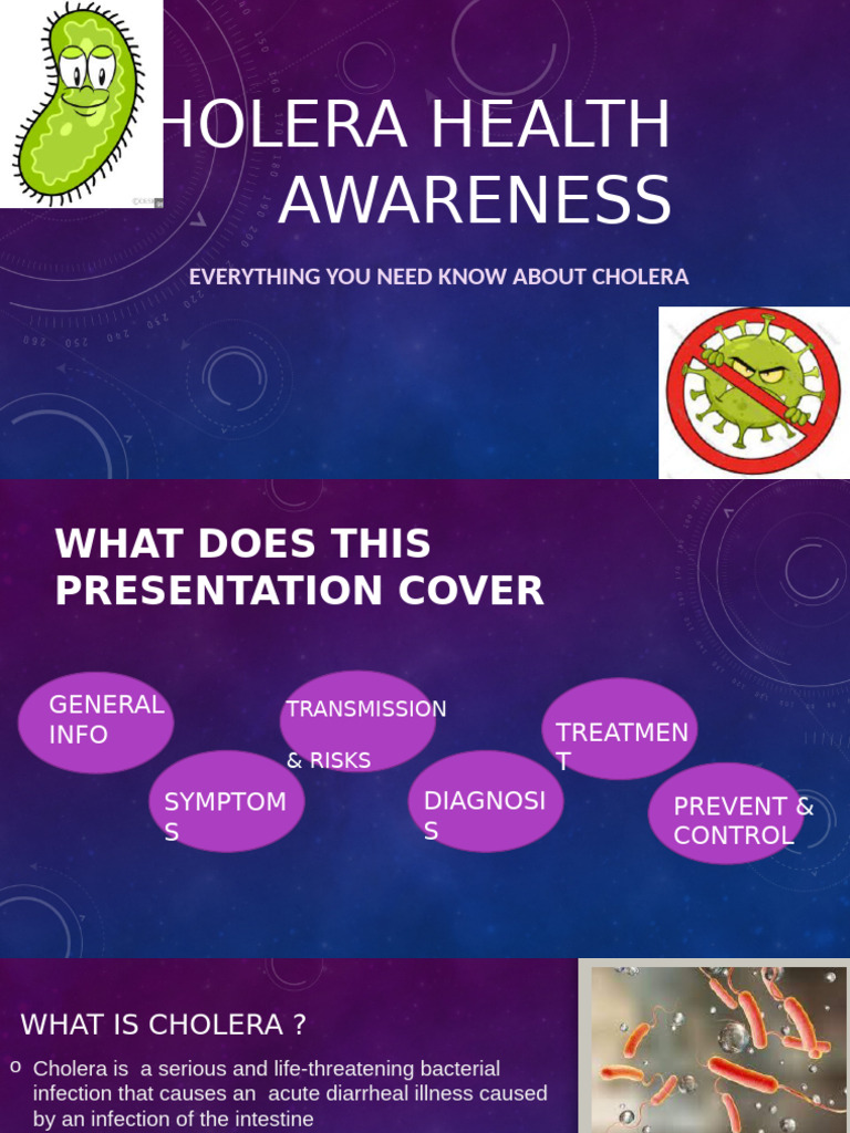 Cholera Health Awareness Final | PDF