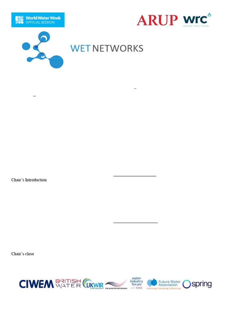 Wet Networks SWWW 2024 | PDF