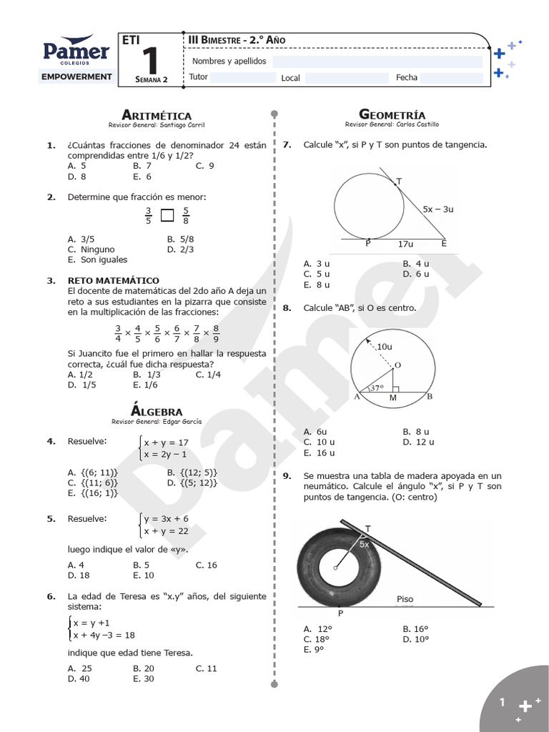 Eti - N°1 - S2 - Sem1 - Iii Bim - Ae2024 | PDF