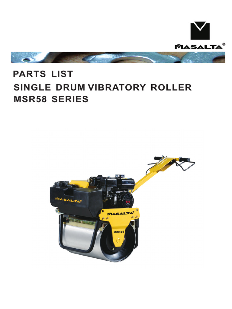 Masalta Msr58 Spare Parts List | PDF