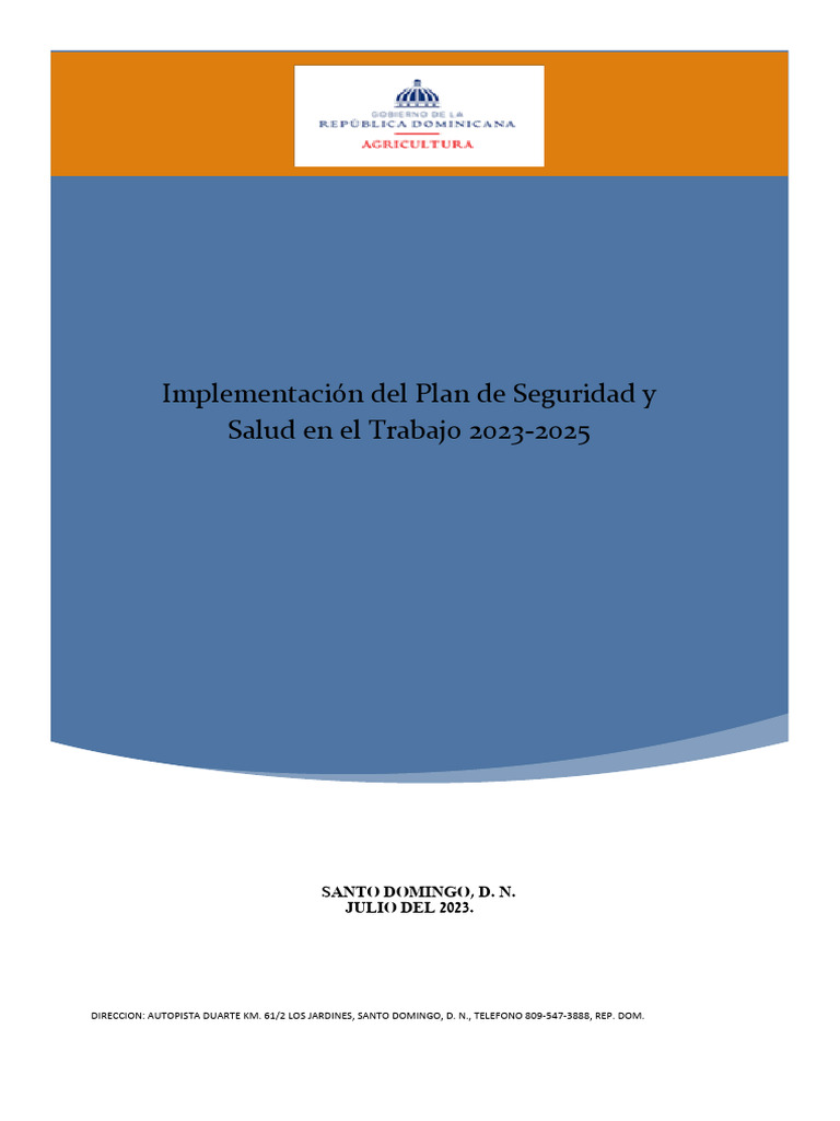 Plan Anual Del CMSST MA 2023 | PDF