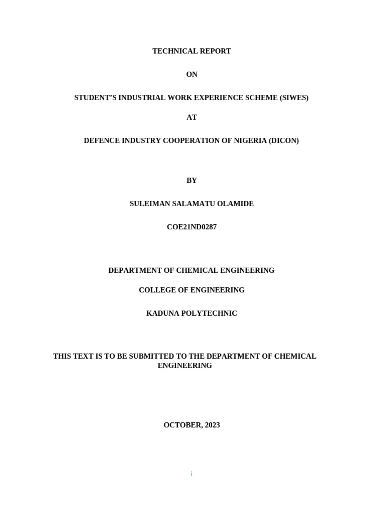 Joshua Tech Report Prelim Pages | PDF