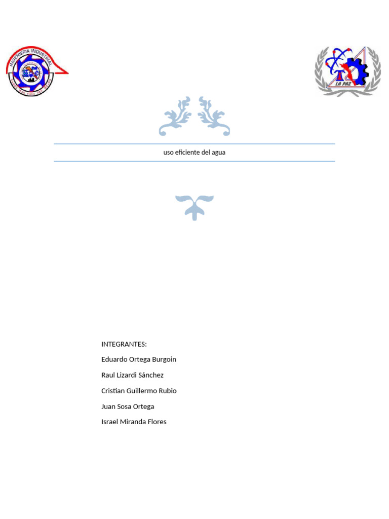 Uso Eficiente Del Agua IFO 3 | PDF
